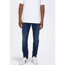 Only & Sons ONLY & SONS Slim-fit-Jeans »LOOM LIFE SLIM 4WAY« darkblue 32 - Länge 30 Länge 30 32 Slim-fit-Jeans schmiegt sich perfekt an und betont die Beinform
