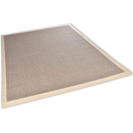 Theko Sisalteppich »Sisalo« rechteckig 8 mm Höhe Obermaterial: 100% Sisal, ideal im Wohnzimmer & Schlafzimmer natur/sand Obermaterial: 100% Sisal B...