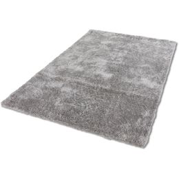 Schöner Wohnen Kollektion SCHÖNER WOHNEN-KOLLEKTION Hochflor-Teppich »Heaven« rechteckig 50 mm Höhe besonders weich durch Microfaser, Wohnzimmer hellgrau Obermaterial: 100%...