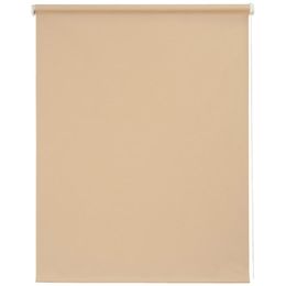 SUNLINES Seitenzugrollo &raquo;Uni&laquo; Lichtschutz mit Bohren 1 St&uuml;ck beige Polyester