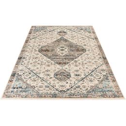 Obsession Teppich &raquo;My Inca 359&laquo; rechteckig 6 mm H&ouml;he Kurzflor, Orient-Optik, Vintage Design, mit Fransen beige Polypropylen (PP)