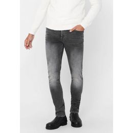 Only & Sons ONLY & SONS Slim-fit-Jeans »LOOM SLIM« grey denim 28 - Länge 32 Länge 32 28 Slim-fit-Jeans mit schmaler Beinform für eine moderne Silhouette