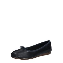 Clarks Ballerina 'Freckle Ice' Damen Gr&ouml;&szlig;e 40/40.5 navy