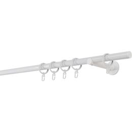 mydeco Gardinenstange &raquo;20mm Match Wandtr&auml;ger 12 cm&laquo; 1 l&auml;ufig-l&auml;ufig Fixma&szlig; wei&szlig;