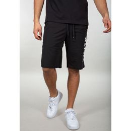 Alpha Industries Sweatshorts »Jersey Short« black L - N-Gr N-Gr L Mit Alpha Schriftzug auf dem Bein