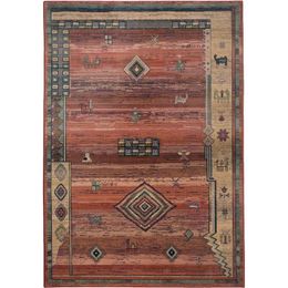 Theko Teppich &raquo;Gabiro 002&laquo; rechteckig 10 mm H&ouml;he Orient-Optik, ideal im Wohnzimmer & Schlafzimmer terra Obermaterial: 100% Polypropylen B : 200 cm...