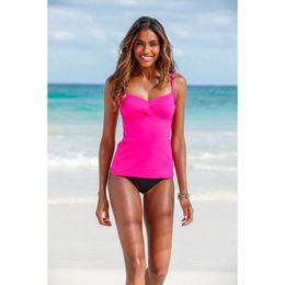 s.Oliver Bügel-Tankini-Top »Spain« mit Wickeloptik pink 38 - Cup D Cup D 38 Mix-Kini nach Lust und Laune mixen