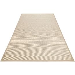 Esprit Teppich &raquo;Paulsen ESP-42078&laquo; rechteckig 10 mm H&ouml;he Wendeteppich im modernen Design, Wohnzimmer beige Obermaterial: 80% Baumwolle, 20%...