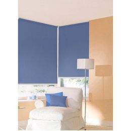 SUNLINES Seitenzugrollo &raquo;One size Style uni&laquo; Lichtschutz freih&auml;ngend Made in Germany blau Kunststoff, Metall, Polyester