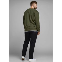 Jack & Jones PlusSize JACK & JONES PLUSSIZE Slim-fit-Jeans »Tim« Bis Jeans Weite 48 Black Denim 42 - Länge 32 Länge 32 42 Schmale Beinform betont die Beine