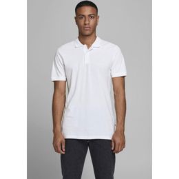 Jack & Jones JACK & JONES Poloshirt »BASIC POLO« White M M Kurzarm-Design, ideal für wärmere Tage