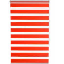 K-home Doppelrollo &raquo;Ancona&laquo; Lichtschutz ohne Bohren im Fixma&szlig; apricot Obermaterial: 100% Polyester 150 cm
