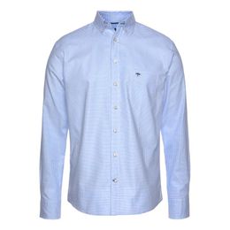 Fynch-Hatton Langarmhemd mit Button-Down-Kragen hellblau-kariert S (44/46) - N-Gr N-Gr S (44/46) Langarmhemd von Fynch-Hatton