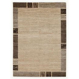 OCI DIE TEPPICHMARKE Teppich &raquo;Natura Silk Greny&laquo; rechteckig 20 mm H&ouml;he handgekn&uuml;pft, Wohnzimmer beige Seide, Wolle