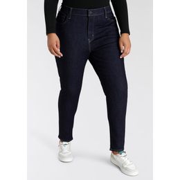 LEVI'S® PLUS LEVI'S PLUS Skinny-fit-Jeans »721 PL HI RISE SKINNY« sehr figurbetonter Schnitt DARK INDIGO RINSE 20 (52) - Länge 30 Länge 30 20 (52) Röhrenjeans...