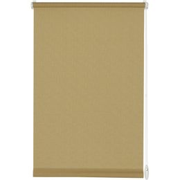 Gardinia Seitenzugrollo &raquo;EASYFIX Rollo Uni&laquo; Lichtschutz ohne Bohren Schraubmontage m&ouml;glich braun Obermaterial: 100% Polyester 150 cm