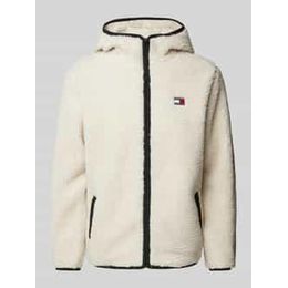 Tommy Jeans Sherpa Jacket mit Label-Patch