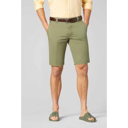 Chinos MEYER "PALMA", Herren, Gr. 24, Normalgr&ouml;&szlig;en, gr&uuml;n (dunkelgr&uuml;n), 97% Baumwolle, 3% Elasthan, unifarben, regular fit kniefrei, Hosen, mit franz&ouml;sischen Einschubtaschen