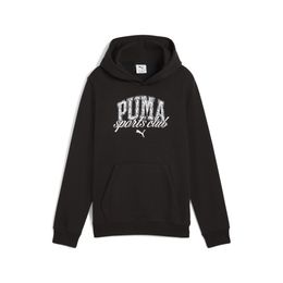 Hoodie Puma "Puma Class Hoodie Jungen", Kinder, Gr. 116, schwarz, 68% Baumwolle, 32% Polyester, normal, Langarm, Sweatshirts