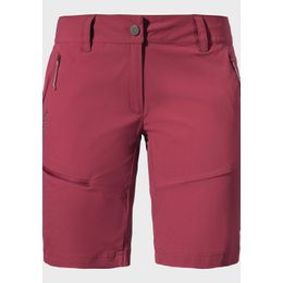 Schöffel Shorts SCHÖFFEL "Shorts Toblach2", Damen, Gr. 36, Normalgrößen, rot (3750, rot), Oberstoff: 89% Nylon, 11% Elasthan, sportlich, Hosen