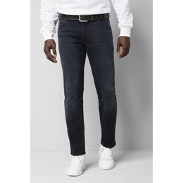 5-Pocket-Jeans MEYER "M5 Slim", Herren, Gr. 35, L&auml;nge 34, blau (marine), 99% Baumwolle, 1% Elasthan, unifarben, figurumspielend lang, Jeans 5-Pocket-Jeans, Five Pocket