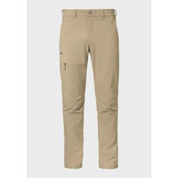 Schöffel Outdoorhose SCHÖFFEL "Pants Koper1", Herren, Gr. 50, Normalgrößen, 4705, beige, Oberstoff: 89% Nylon, 11% Elasthan, sportlich, Hosen