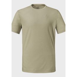 Schöffel Funktionsshirt SCHÖFFEL "Urban T Shirt Style Galerne MNS", Herren, Gr. 48, 4605, grün, Oberstoff: 74% Polyester, 26% Lyocell, modisch, Rundhals, Kurzarm, Shirts