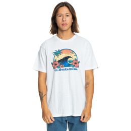 Quiksilver T-Shirt »Riding Today« White S S Stoff: Baumwoll-Jersey-Stoff [160 g/m2]