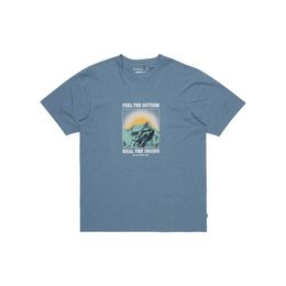 Quiksilver T-Shirt »Feel The Outside« Coronet Blue M M Kollektion: Outdoor-Kollektion