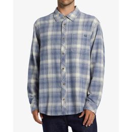 Billabong Langarmhemd »Coastline« Slate Blue XL - US-Größen US-Größen XL Material: Garngefärbter Flanellstoff aus...