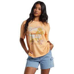 Billabong T-Shirt »Wish You Were Here« Tangy Peach XL XL Stoff: Baumwollstoff