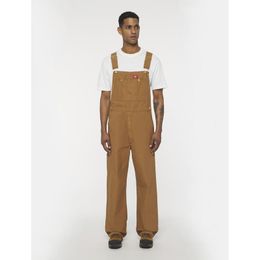 Dickies Arbeitsoverall »Workwear Bib CLASSIC BIB OVERALLS« Rinsed Brown 34 34 Mehreren Taschen