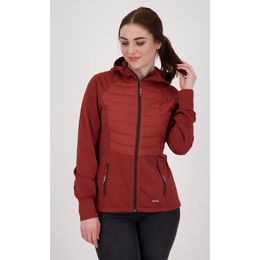 LPO Hybridjacke &raquo;PAM II WOMEN&laquo; auch in Gro&szlig;en Gr&ouml;&szlig;en erh&auml;ltlich weinrot 48 (XL) 48 (XL) Hybridjacke im au&szlig;ergew&ouml;hnlichen Materialmix