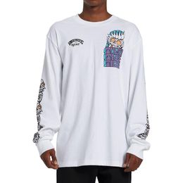 Billabong Langarmshirt &raquo;DJ Javier Skulls&laquo; White XXL XXL Kollektion: &bdquo;DJ Javier"-Kollektion
