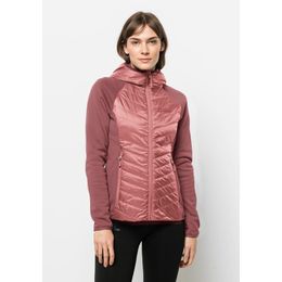 Jack Wolfskin Hybridjacke »ROUTEBURN PRO HYBRID W« mit Kapuze blush-powder L (42/44) L (42/44) Hybrid-Steppjacke
