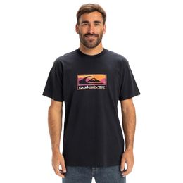 Quiksilver T-Shirt »Ev Gradient Box« Dark Navy S S Stoff: Baumwoll-Jersey-Stoff [160 g/m2]