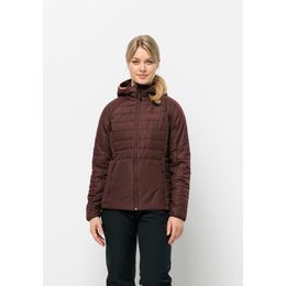 Jack Wolfskin Funktionsjacke &raquo;LAPAWA INS HOODY W&laquo; mit Kapuze dark-maroon S (36) S (36) Leichte Kapuzenjacke