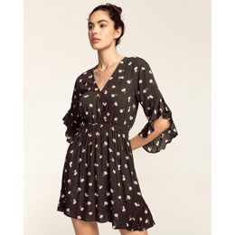 Billabong Sommerkleid &raquo;Love Light&laquo; Off Black XS - US-Gr&ouml;&szlig;en US-Gr&ouml;&szlig;en XS Vollfl&auml;chig bedruckt