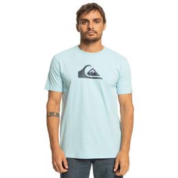 Quiksilver T-Shirt »Comp Logo« Sky Blue S S Stoff: leichter Baumwoll-Jersey [160 g/m2]