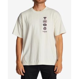 Billabong T-Shirt &raquo;Collision&laquo; Off White L L Stoff: BaumwollStoff [170 g/m2]