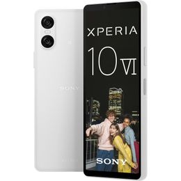 Sony Smartphone »Xperia 10 VI« weiß weiß Dieses Sony Handy ist nach IP65/68 wasser- und staubdicht und sein Display besteht aus robustem Corning...