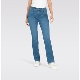 MAC Bootcut-Jeans &raquo;BOOT&laquo; Modisch ausgestellter Saum medium blue authentic use 42 - L&auml;nge 34 L&auml;nge 34 42 Bootcut Jeans von MAC