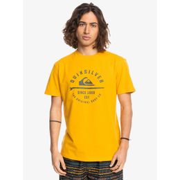 Quiksilver T-Shirt »Mw Surf Lockup« Golden Rod XS XS Stoff: Leichter Baumwolljersey
