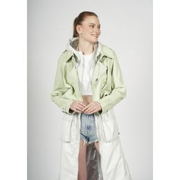 Freaky Nation Lederjacke &raquo;Miss Center-FN&laquo; gr&uuml;n XXS(32)