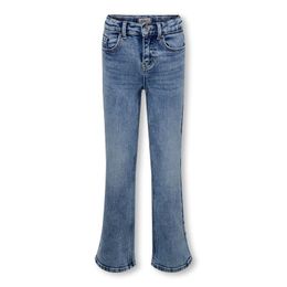 KIDS Only 5-Pocket-Jeans »KOGJUICY WIDE LEG DEST DN« light-blue-denim 140 - N-Gr N-Gr 140 Slim-Fit 5-Pocket-Jeans: modisch und bequem für den Alltag