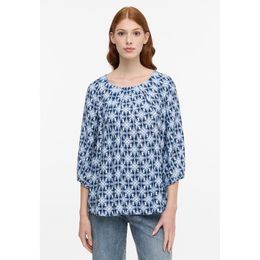 Eterna Damen Longbluse &raquo;LOOSE FIT&laquo; blau 44