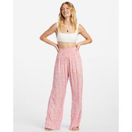 Billabong Schlupfhose »New Waves« Pink Trails XS XS Stoff: Crinkle Viskose-Stoff