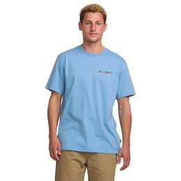 Billabong T-Shirt »Twin Peaks« Sky Blue XL XL Stoff: Baumwollgewebe [180 g/m2]