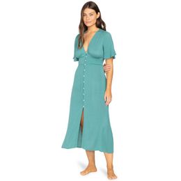 Billabong Sommerkleid »Your Girl« Dark Lagoon S - US-Größen US-Größen S Stoff: Jacquard-Stoff aus Viskose