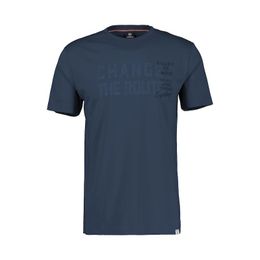 Lerros T-Shirt »T-Shirt mit Brustprint« CLASSIC NAVY 6XL 6XL Unifarbener T-Shirtstyle